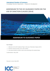 Addendum to Guidance Paper on the use of Sanctions Clauses 2014 - ICC ...