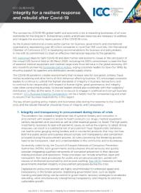 ICC Guidance - Integrity for a resilient response and rebuild after ...